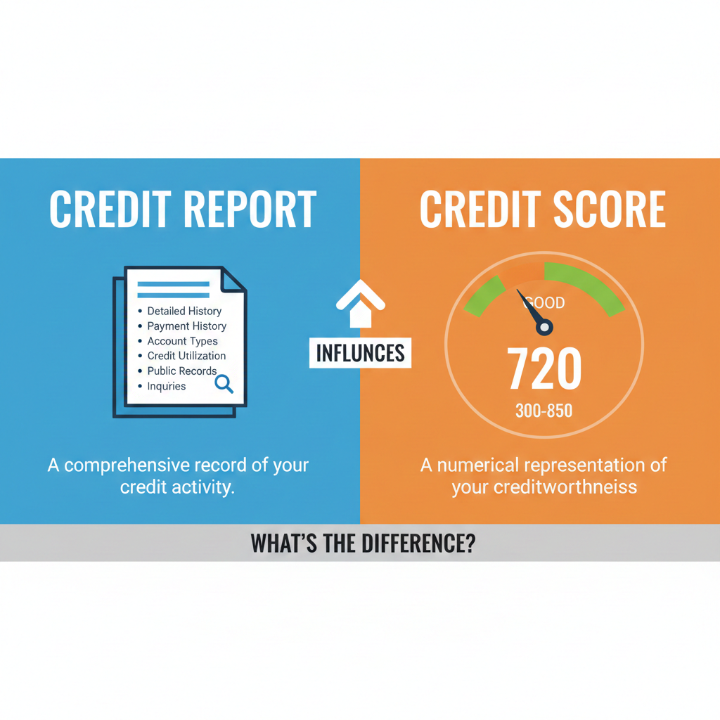 Credit Report vs Credit Score: Key Differences and How They Work 2026