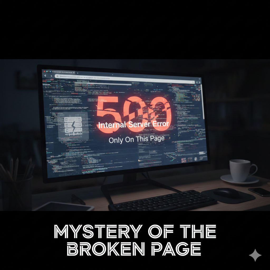 500 Error on Only One Page: Causes and Fixes Explained