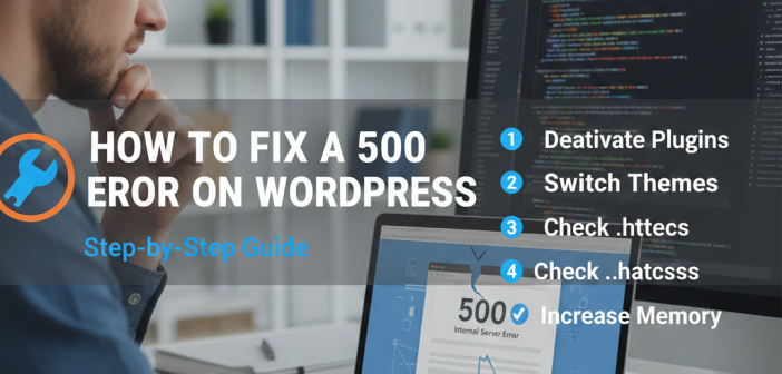 Fix a 500 Error on WordPress: Step-by-Step Troubleshooting Guide