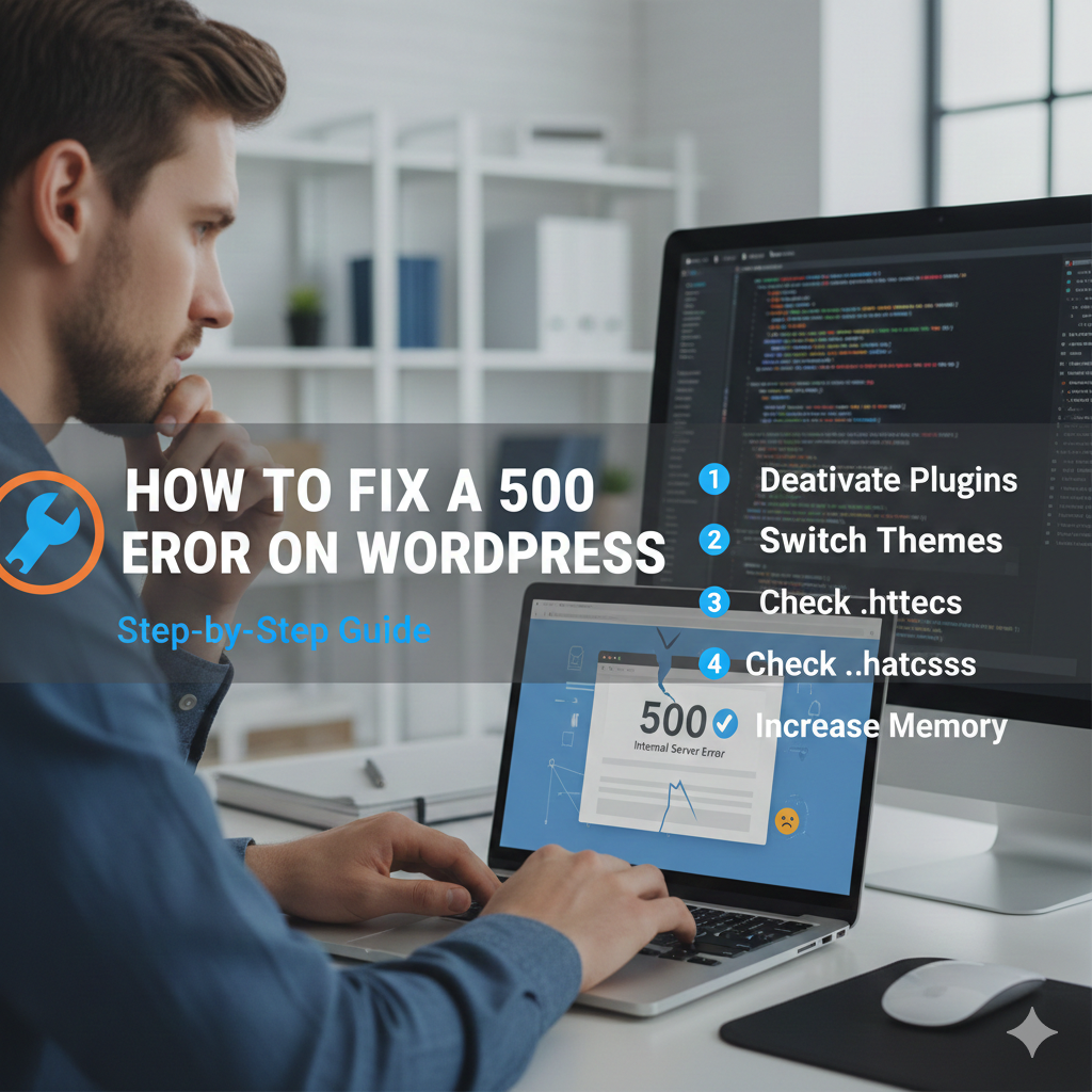Fix a 500 Error on WordPress: Step-by-Step Troubleshooting Guide